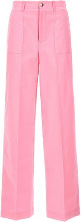 Twin-Set pantalon &agrave; coupe ample - Rose