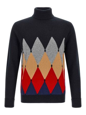 Ballantyne Pull Col Rond - Bleu