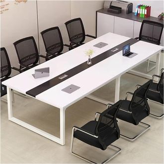 Generic Gro&szlig;er B&uuml;ro-Besprechungstisch, Konferenztisch for 10 Personen, for 8-12 Personen, Metallgestell, verschlei&szlig;fest, geeignet for Gruppenbesprechungen(G,1