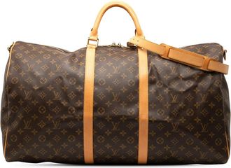 Louis Vuitton Weekender - Monogram Keepall Bandouliere 60 - Gr. unisize - in Braun - f&uuml;r Damen