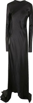 Ann Demeulemeester Maxikleid - Schwarz
