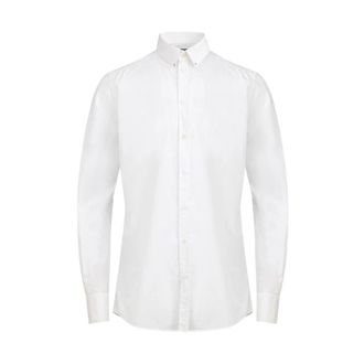 Dolce & Gabbana Cotton DG Logo Shirt - - Shirts - Herren - Wei&szlig; - 4XL