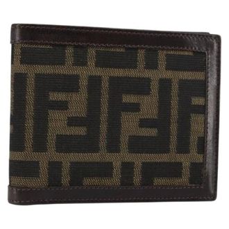Fendi Portefeuille en toile Pre-owned - Femme - Pre-owned - Brun - Taille: ONE Size