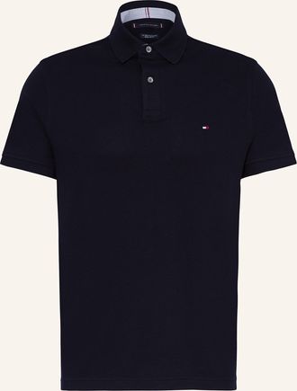Tommy Hilfiger Piqué-Poloshirt Regular Fit blau