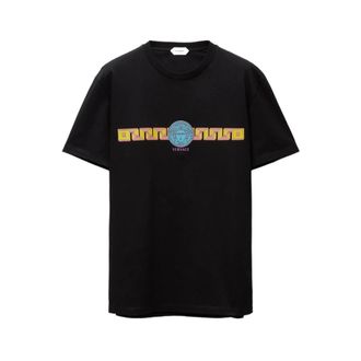 Versace T-Shirt - - Tops - Herren - Schwarzk - M