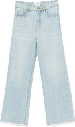 Giambattista Valli Jeans mit Logo-Knöpfen - Blau