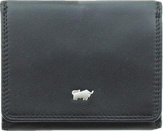 Braun B&uuml;ffel Geldb&ouml;rse Golf 2.0 - aus echtem Leder (schwarz, 2 F&auml;cher)