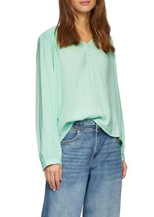 s.Oliver 2158808 Chemisier à Manches Longues avec col en V, 6505, 46 Femmes