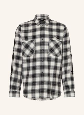 Amiri Amiri Flanell-Overshirt schwarz