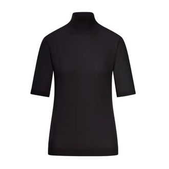 Max Mara Cantone Turtleneck Top - Femme - Pulls - Noir - Taille: 40 FR