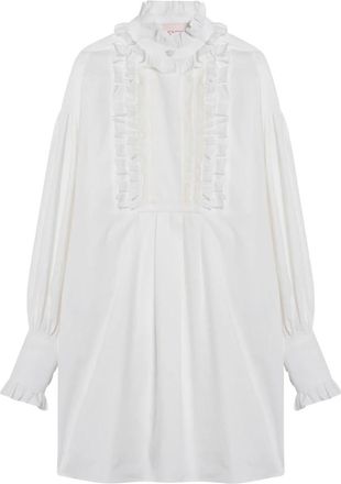 Valentino Garavani Femme, Robes, Blanc, Taille: 40 FR Robe Courte Femme