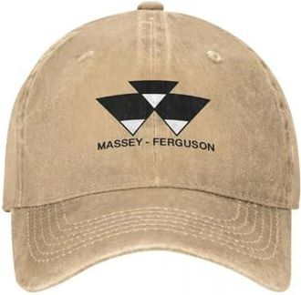 Generic Casquette Homme, Casquette de Baseball Massey Ferguso Mode Denim us&eacute; pour Hommes Casquette &agrave; Snapback lav&eacute; Course de Course Cycliste Bonnet de Golf Ca