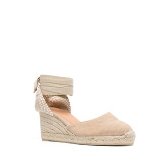 Castaner Carina Wedge Espadrille - Beige