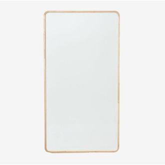 Sklum Miroir mural rectangulaire 90x170 cm en bois de chêne Ornella SKLUM