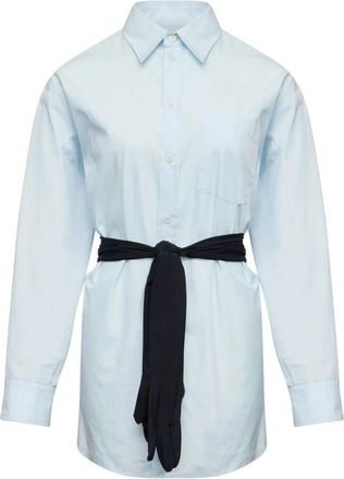 Maison Margiela Femme, Blouses et Chemises, Bleu, Taille: 38 FR Chemises