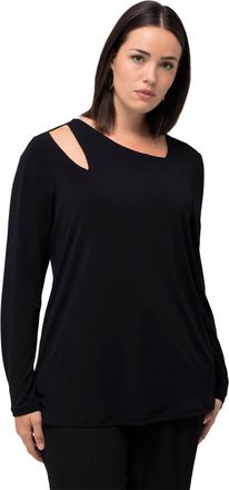 Ulla Popken Damen, große Größen, Shirt mit Cut-Out