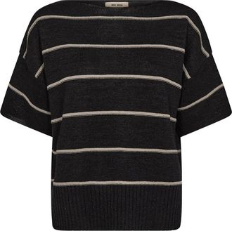 Mos Mosh MOS Mosh, Femme, Pulls, Noir, Taille: 42 FR Tricots &agrave; col rond