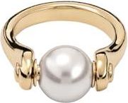 Uno De 50 Bague plaquée or 18 carats avec petite perle