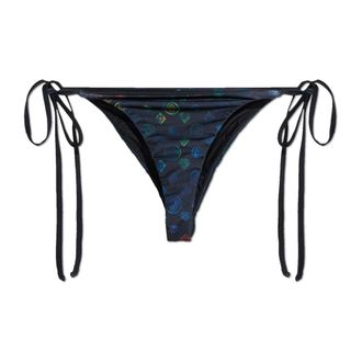 Casablanca Femme, Maillots de bain, Noir, Taille: 42 FR Monogram String Bikini Bottom