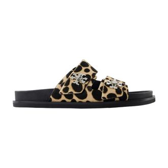 Tory Burch Bedruckte Ledersportsandalen - Slip-On - - Shoes - Damen - Mehrfarbig - 35 EU