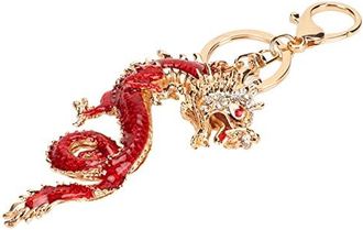 Generic Porte-cl&eacute;s Dragon en Cristal, Breloque de Sac &eacute;l&eacute;gante pour le Succ&egrave;s et la Bonne Fortune, Cadeau pour Occasion