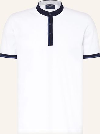 Olymp Piqué-Poloshirt weiss