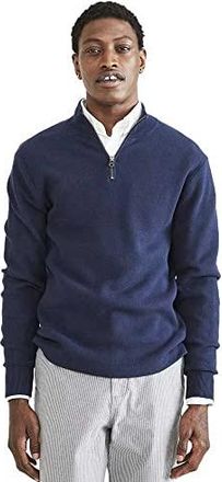 Dockers 1/4 Zip Sweater Regular Navy Blazer Xxl