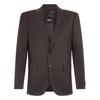 HUGO BOSS Sakko mit Einreiher - - Suits - Herren - Braun - M