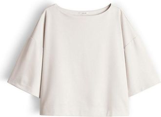 OPUS Kurzarmshirt Boxy Jerseyshirt aus Viskose Mix Weite Passform, Pull-on, Kurzarm