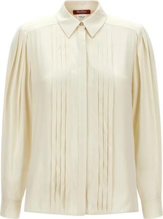 Max Mara Vongola Hemd - - Blouses & Shirts - Damen - Wei&szlig; - 2XS