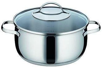 Kelomat 1805-317, Bratentopf, Durchmesser 20cm, Inhalt 2,8 Liter, mit Deckel, TORRANO, Edelstahl