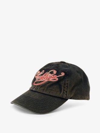 The Attico Womens Cotton Hat Black