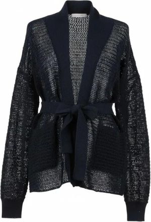 Twinset Femme, Pulls, Bleu, Taille: 36 FR Cardigan Sweater Set