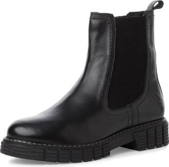 s.Oliver Damen Chelsea Boots aus Leder Gef&uuml;ttert, Schwarz (Black), 38 EU