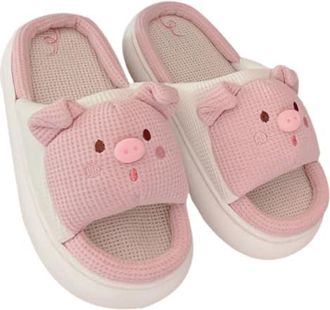 Yarnow Pantoufles Femmes Int&eacute;rieur Doux et &Eacute;pais Semelle Antid&eacute;rapante Confortables et Respirantes pour Maison Hiver