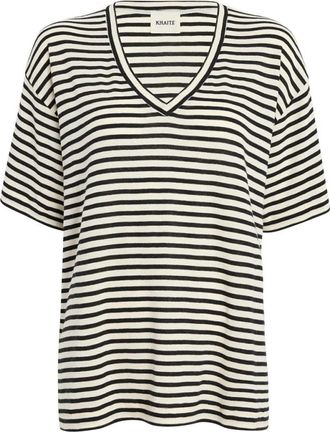 Khaite Femme, Pulls, Multicolore, Taille: 38 FR Tricot en maille &agrave; col en V