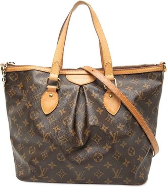 Louis Vuitton Hobo Bags - Monogram Palermo PM - Gr. unisize - in Braun - f&uuml;r Damen