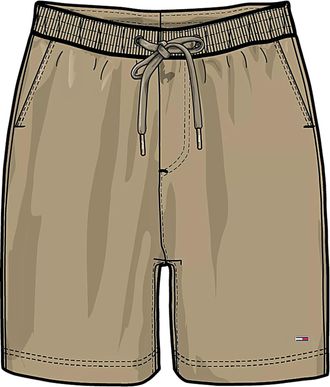Tommy Jeans Herren TJM Flag Beach EXT Dm0dm21931 Sweatshorts, Beige (Relic Tan), XXL EU