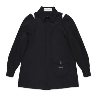 Philippe Model Femme, Blouses et Chemises, Noir, Taille: 42 FR Dress