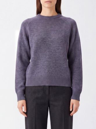 Frankie Shop Pullover mit Rundhalsausschnitt aus Wollmischung mit Rippb&uuml;ndchen