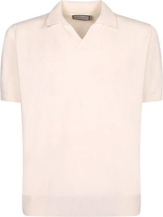 Canali Homme, Tops, Beige, Taille: XL Polo en Coton