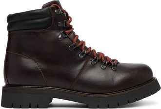 Tommy Hilfiger Schn&uuml;rschuhe Elevated Outdoor Lth Wpm Boot FM0FM05995 Braun