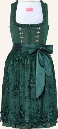 Kr&uuml;ger Kr&uuml;ger Dirndl Mit Schmucksteinen gruen