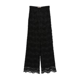 Twinset Wide Hosen - - Trousers - Damen - Schwarzk - M