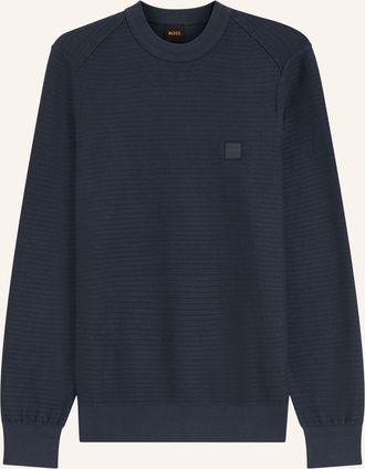 HUGO BOSS Pullover Anion blau