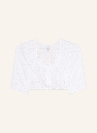 Wallmann Wallmann Dirndlbluse Aus Spitze weiss