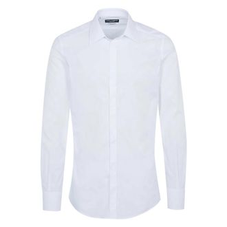Dolce & Gabbana Klassisches Hemd - - Shirts - Herren - Wei&szlig; - M