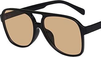 Generic Lunettes de soleil rétro Big Frame Street Shot pour hommes et femmes pour les vacances en plein air (couleur : B, taille : 1) 2026, b, Taille unique