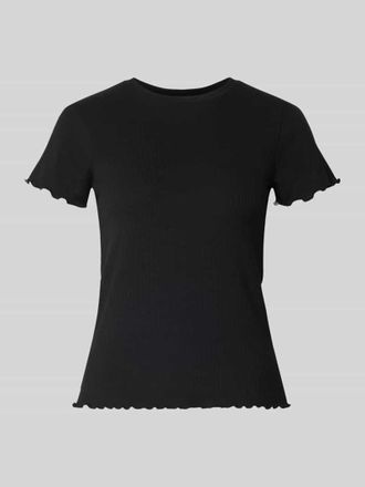 Pieces Slim Fit T-Shirt mit Viskose-Anteil Modell NICCA