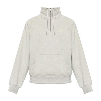 Ami Sweatshirt mit gesticktem Logo - - Sweatshirts & Hoodies - Herren - Grau - XL